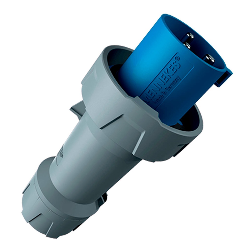 Enchufe 63Amp 2P+T 250V Azul 6H Powertop Plus Ip67 | Grupo Coinp Store